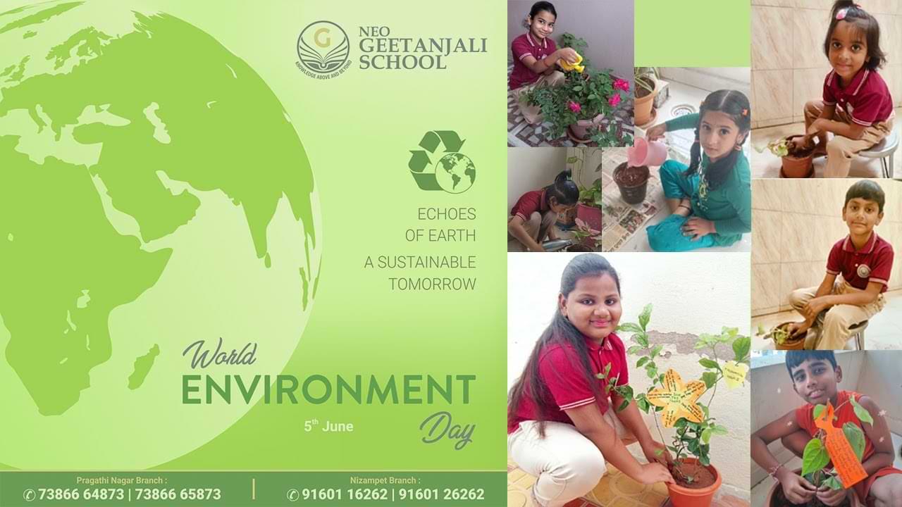 🌍 World Environment Day – June 5 - Neo Geetanjali Schools